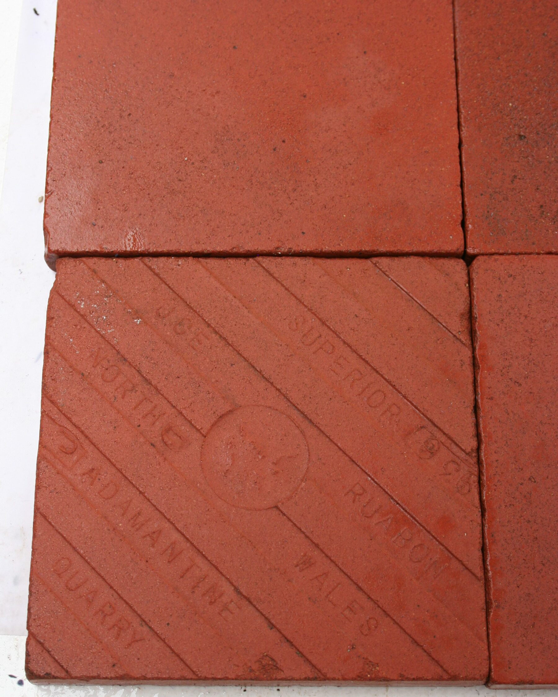 » Large quantity of “quarry” tiles in terracotta 4.25″ square by ~ 15mm ...