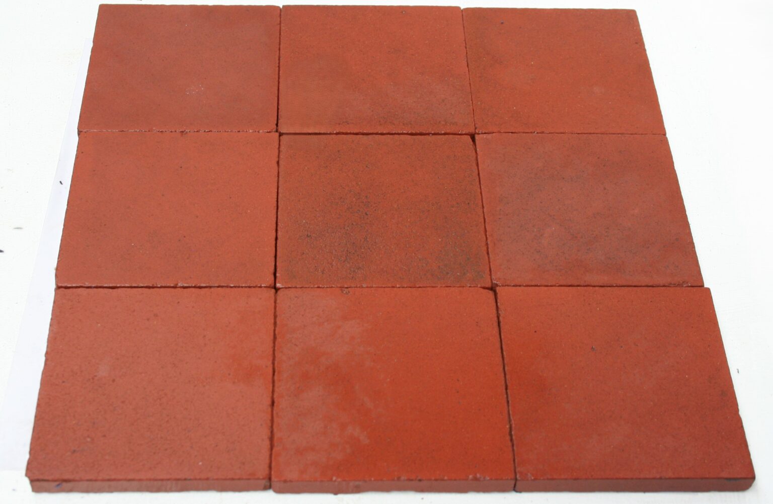 » Large quantity of “quarry” tiles in terracotta 4.25″ square by ~ 15mm ...